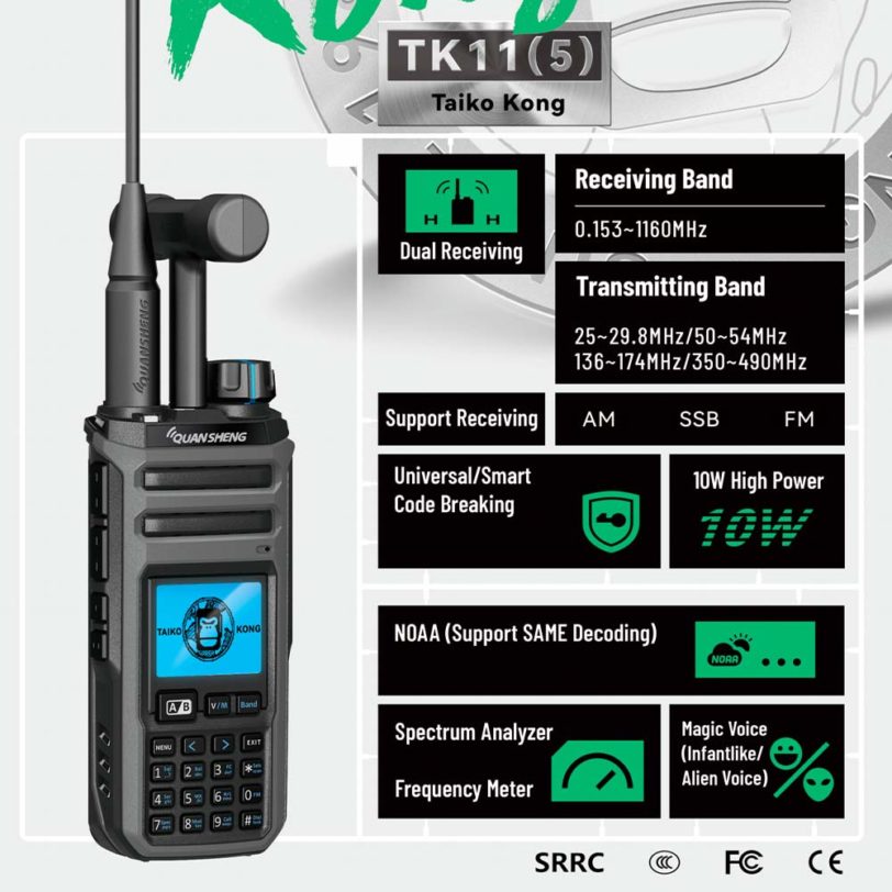 Quansheng Taiko Kong TK11 - Ham Imports